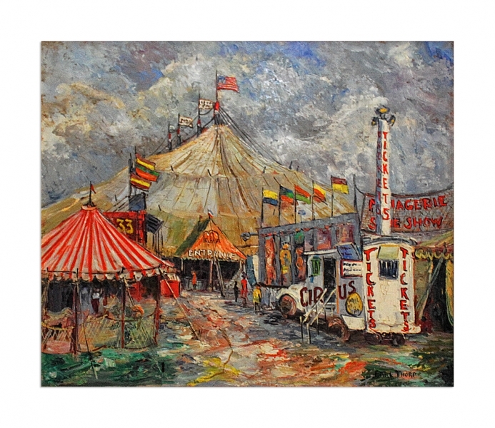 The Many Faces of artist and painter Carl Thorp